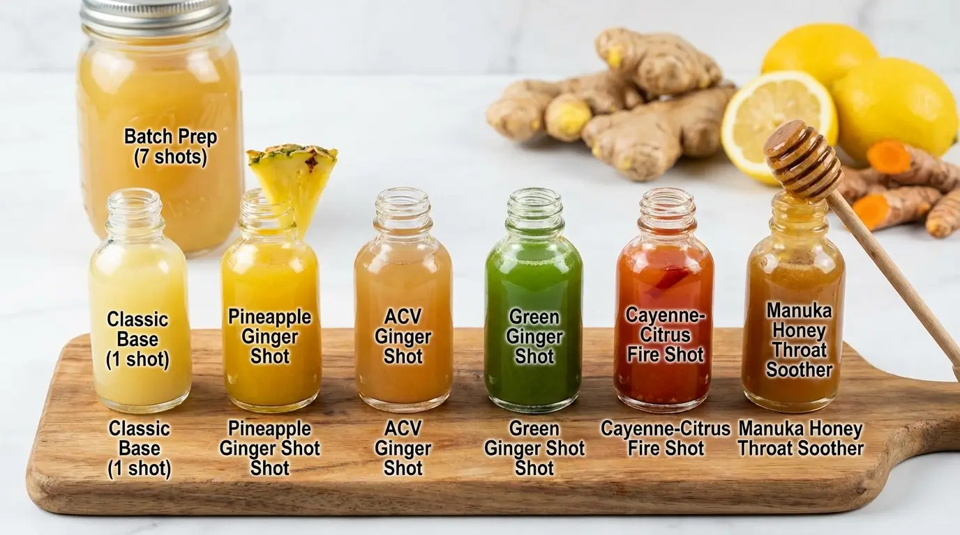 Ginger Shot Recipe — Homemade Immunity Shots in 5 Minutes